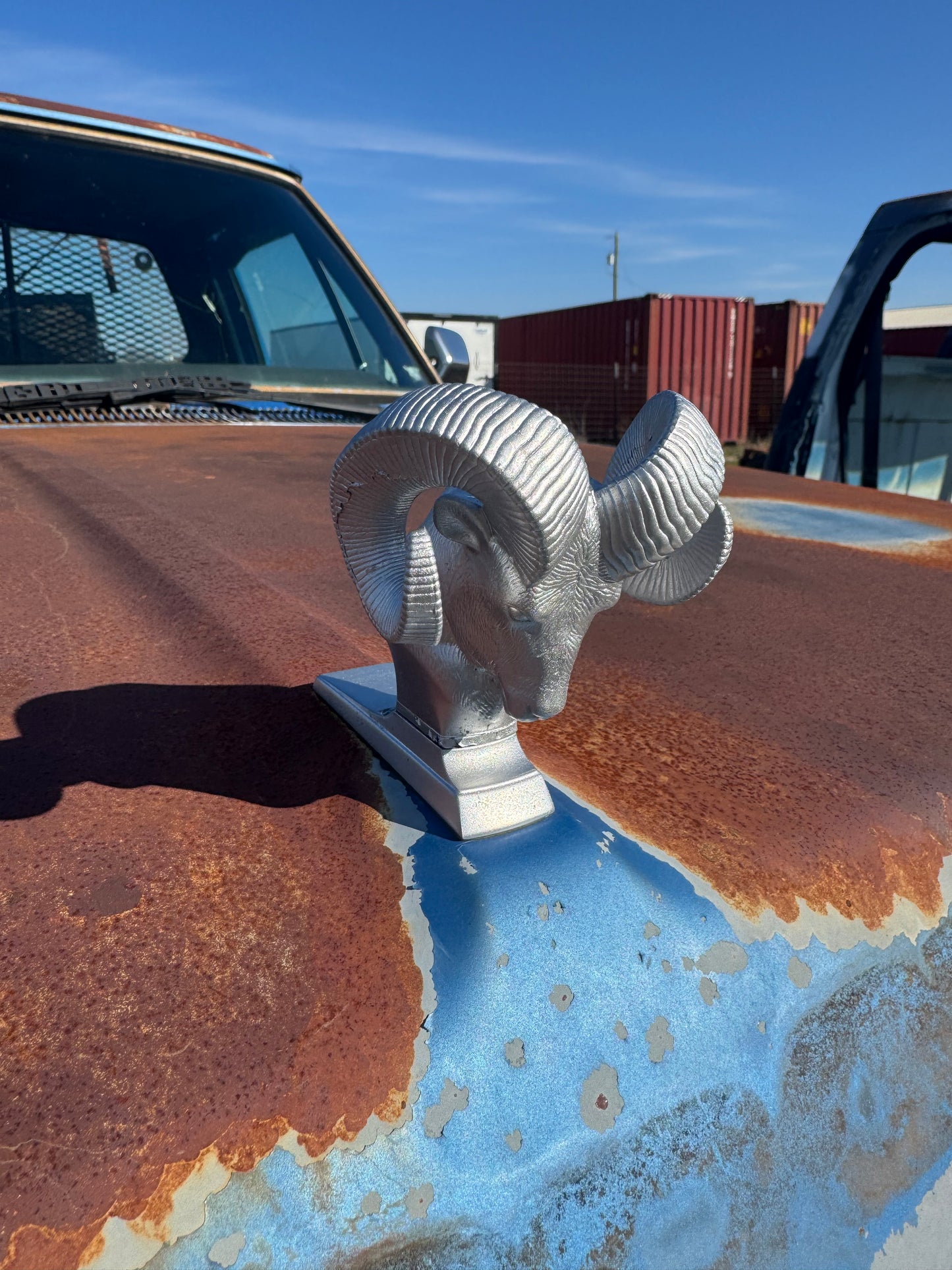 Rams Head Hood Ornament – KeepRTuned