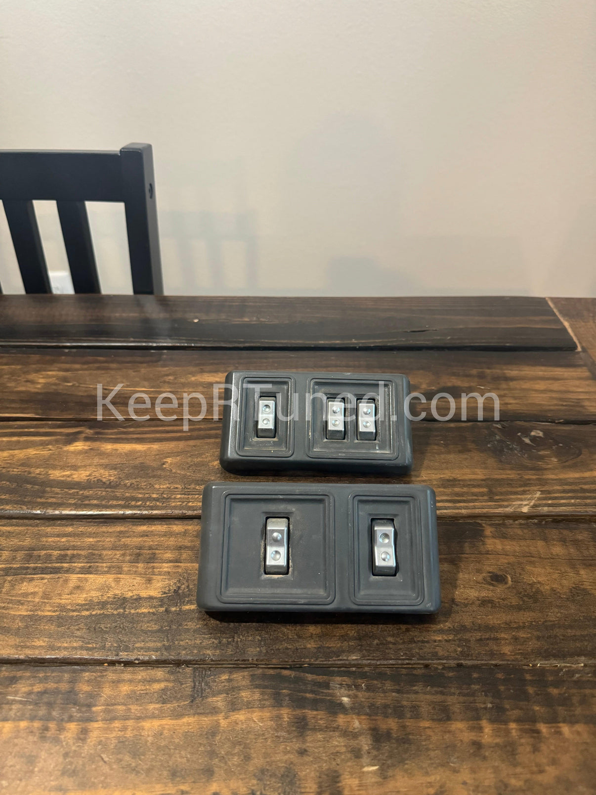 Power Door Panel - Door Lock Switch / Window Button Bezel Pair + Butto ...