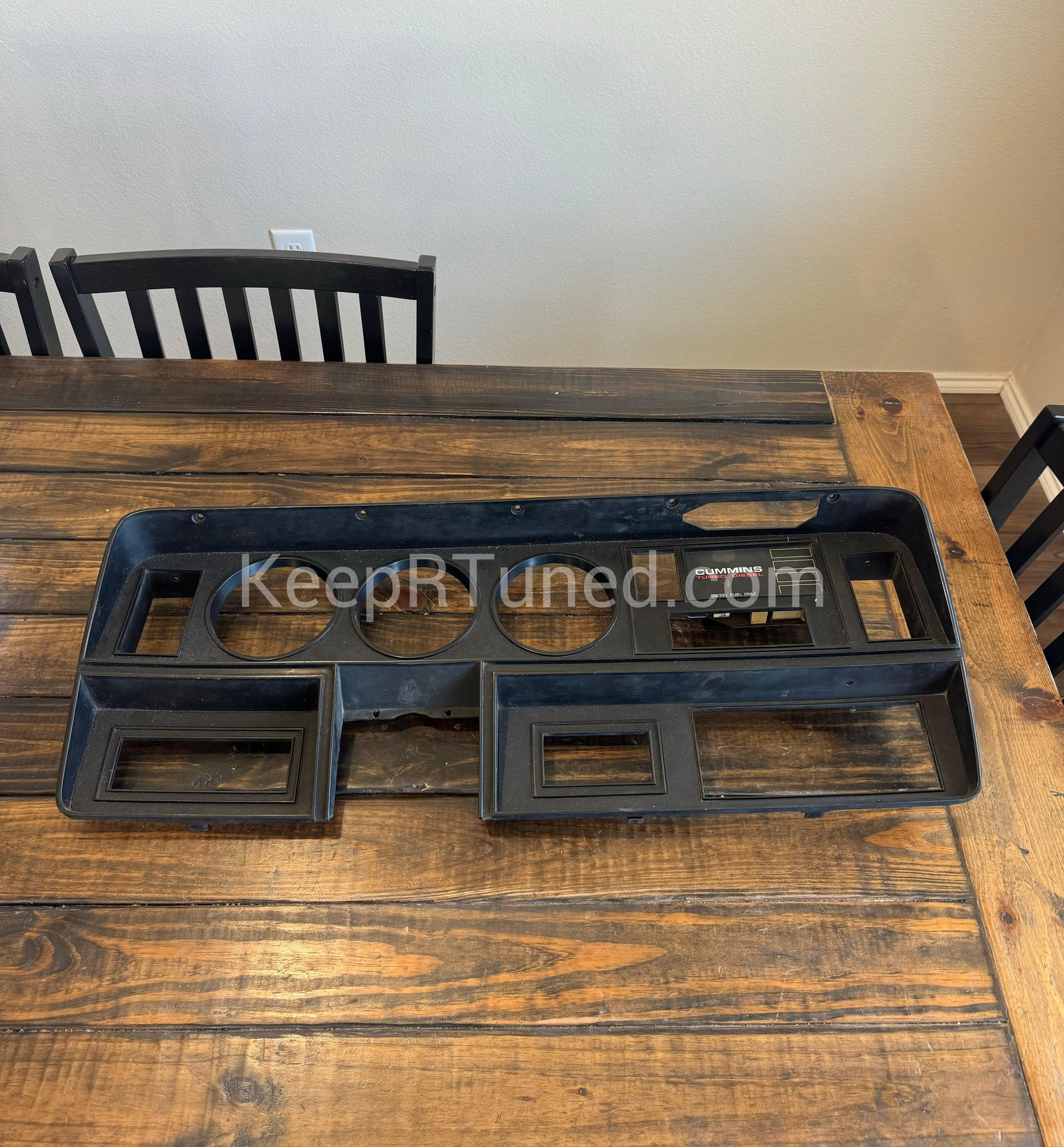 Dash Bezel (Blacked Out) With Cummins Cluster – KeepRTuned